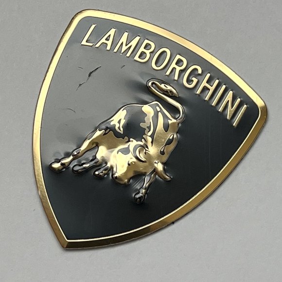 Lamborghini | Accessories | Brand New Thin 2 Inches Golden Lamborghini ...